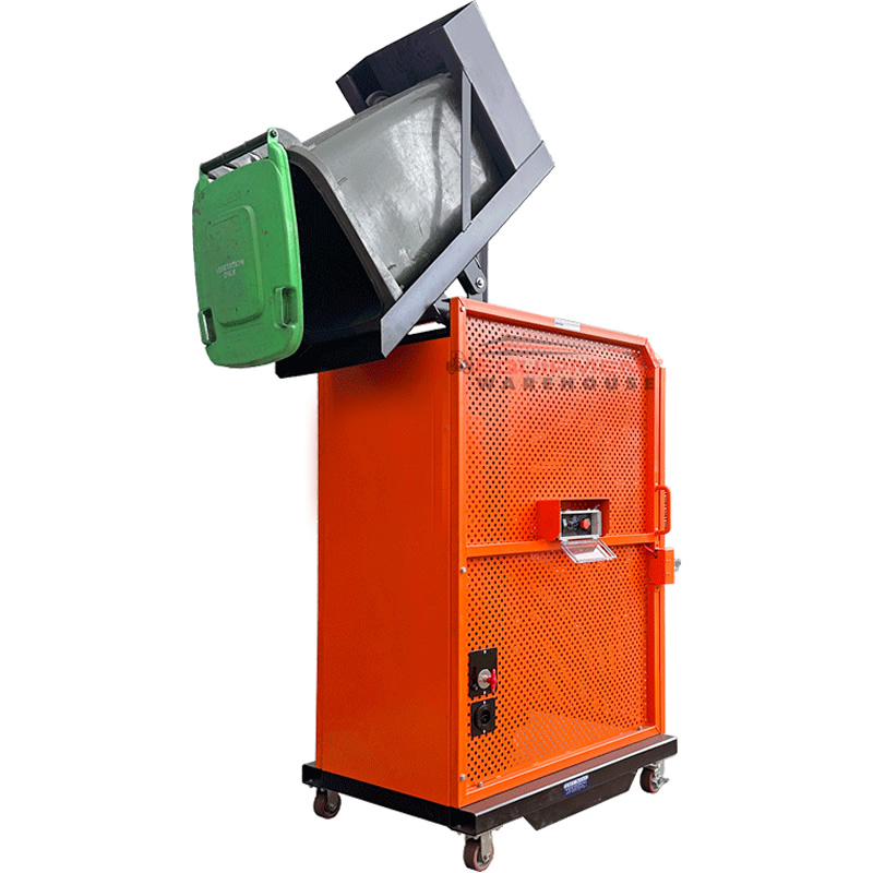 500kg Electric Hydraulic Wheelie Bin Tipper with Gate | Forklift ...